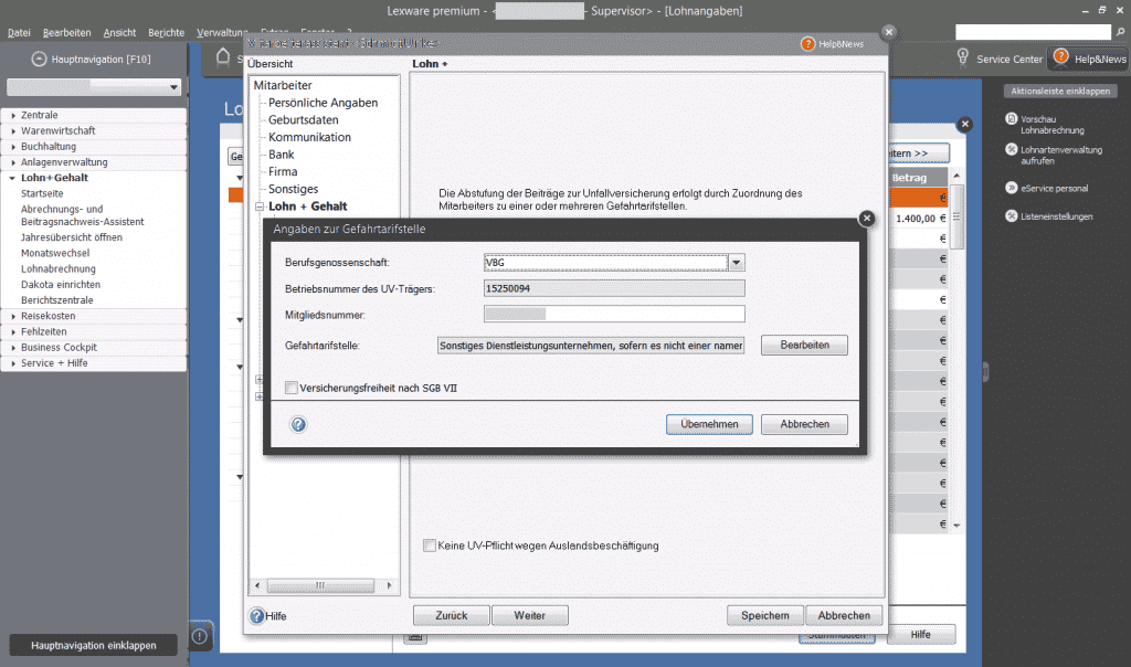 Änderungen bei Versand SV-Meldungen aus Lexware lohn+gehalt ab 01.12. ...